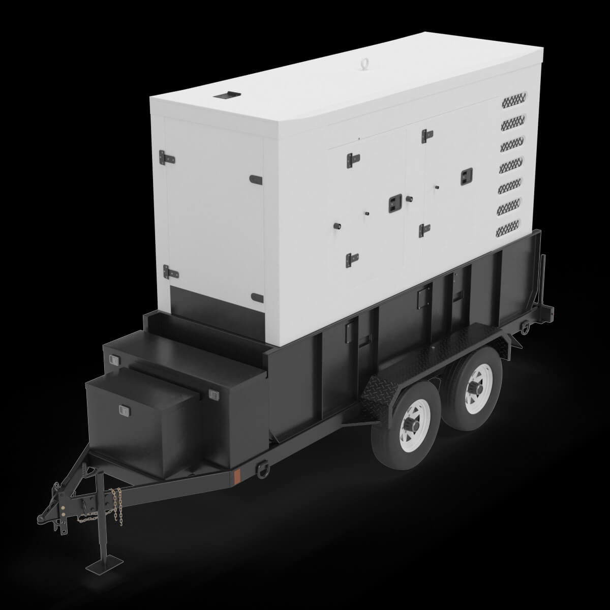Kohler Industrial Diesel Generators Double - 3D Model by 3dxin