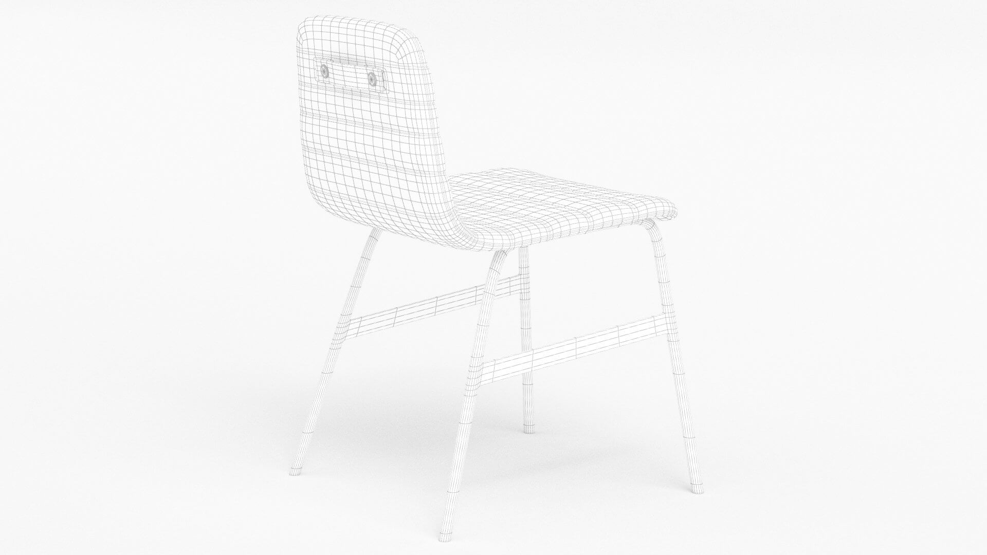 Lecture Chair Upholstered - 3D Model by 3dxin