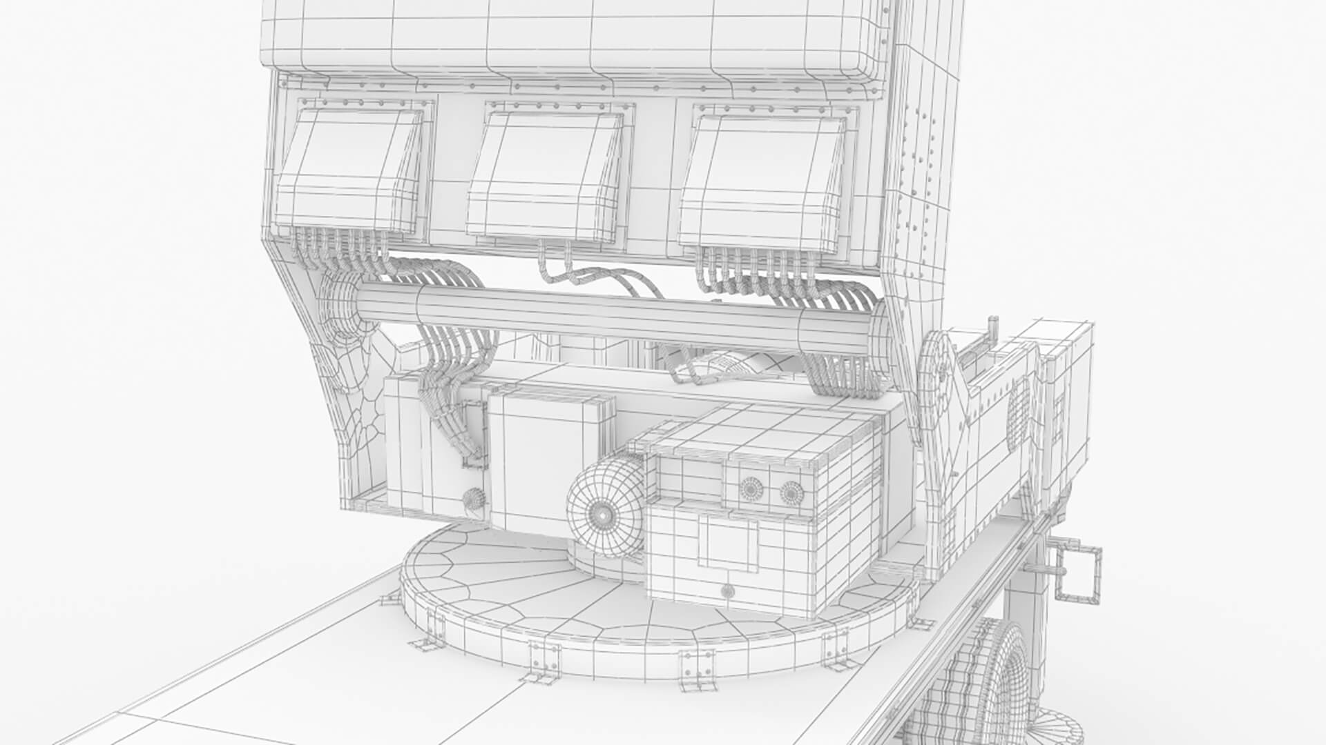 Leonidas High-Power Microwave Radar System 3D Model by 3dxin