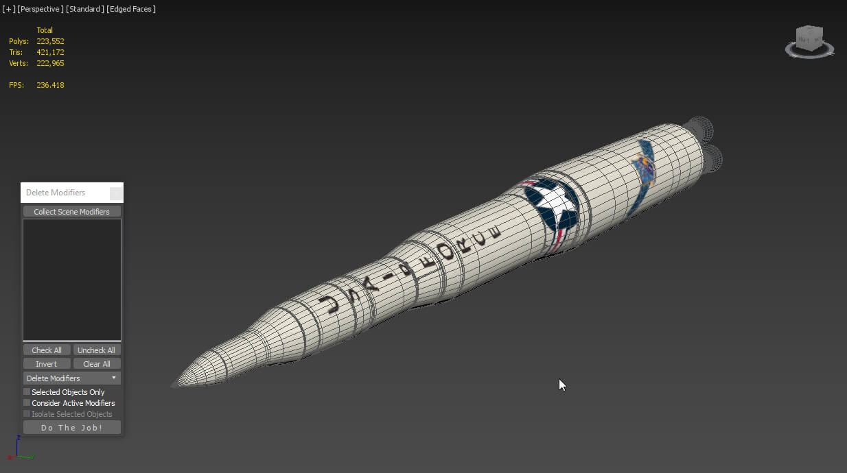 LGM-30 AB Minuteman Intercontinental Ballistic Missile 3D Model by 3dxin