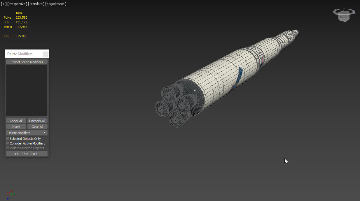 LGM-30 AB Minuteman Intercontinental Ballistic Missile 3D Model by 3dxin