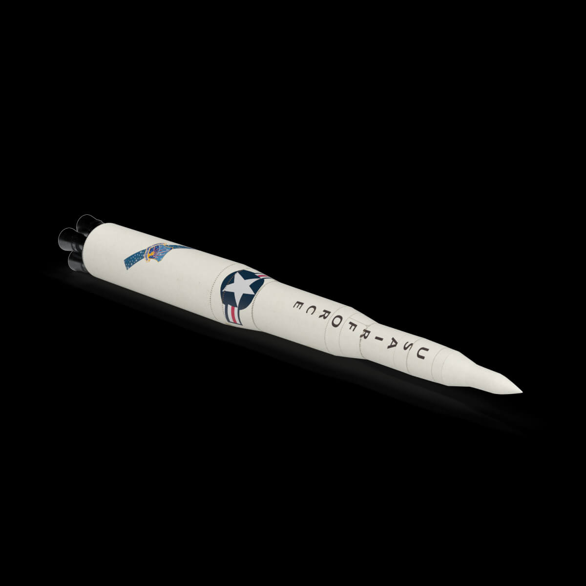 LGM-30 AB Minuteman Intercontinental Ballistic Missile 3D Model by 3dxin