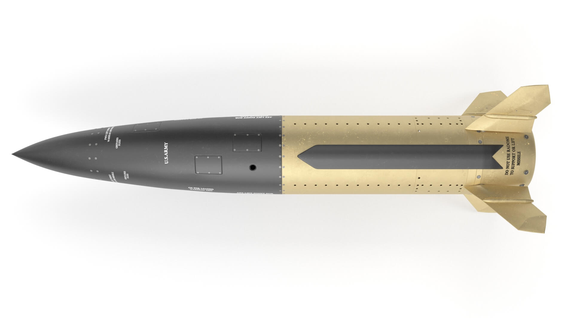 Lockheed Martin Mgm 140 Atacms 2 Tactical Missile - 3D Model by 3dxin