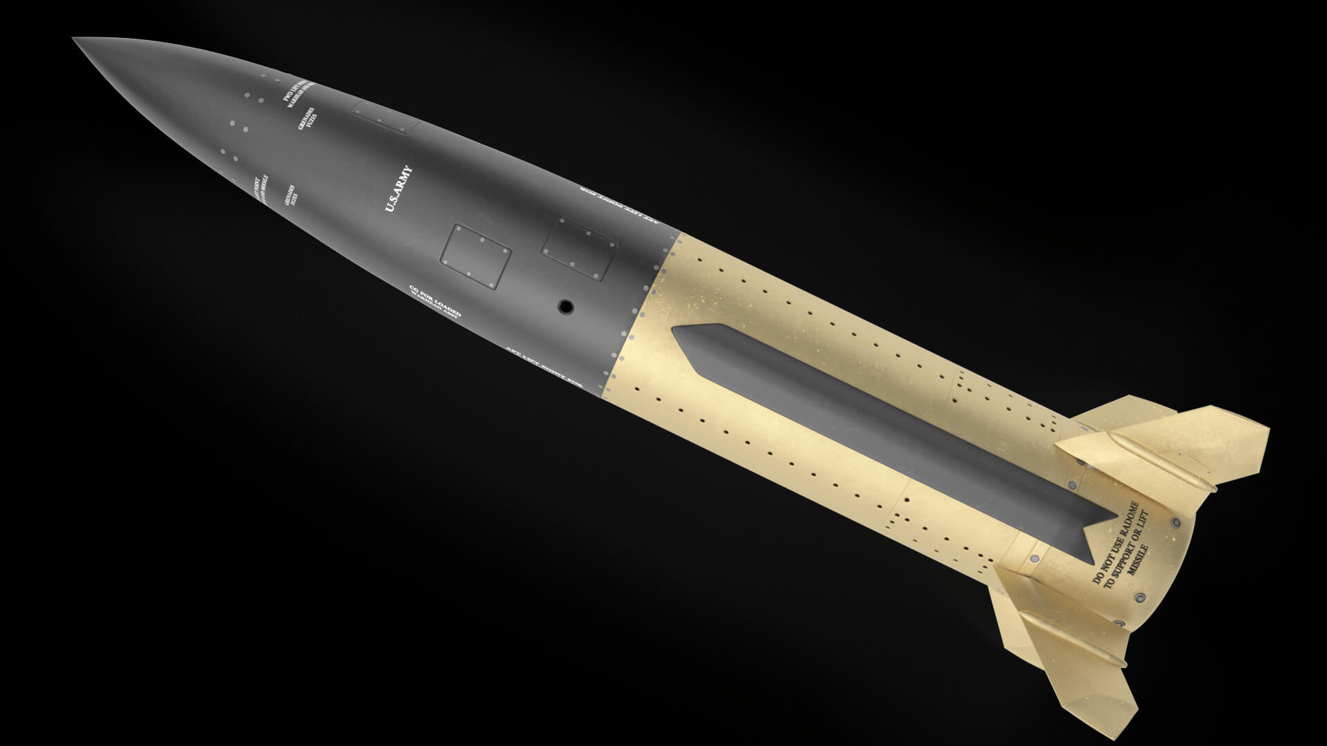 Lockheed Martin Mgm 140 Atacms 2 Tactical Missile - 3D Model by 3dxin