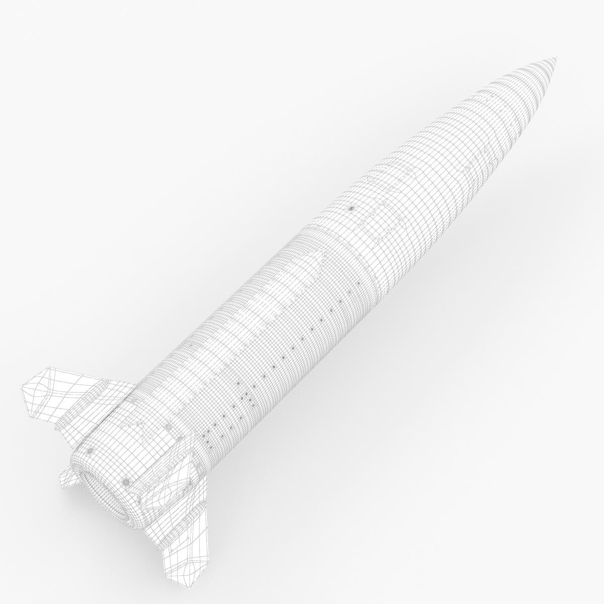 Lockheed Martin Mgm 140 Atacms 2 Tactical Missile - 3D Model by 3dxin