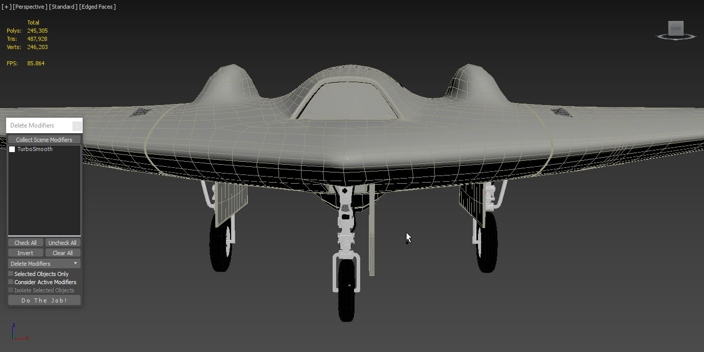 Lockheed Martin RQ-170 Sentinel UAV Drone US Version 3D Model by 3dxin