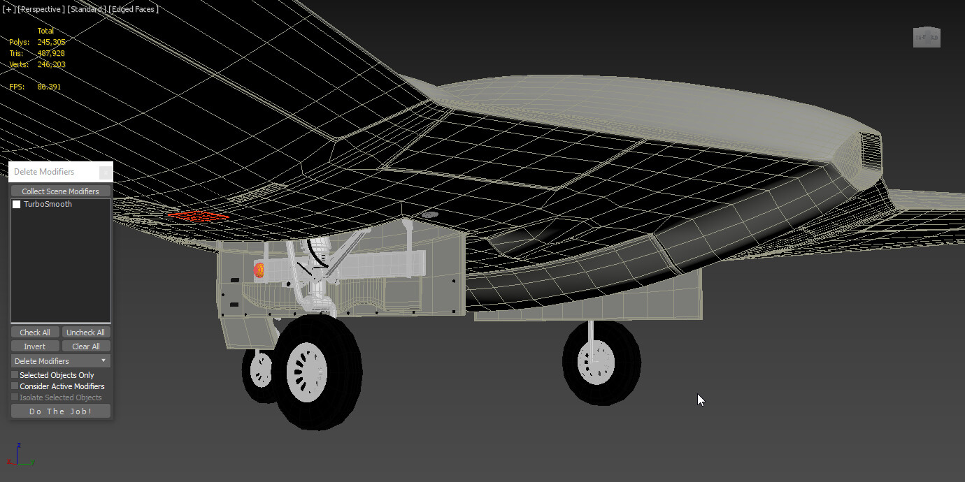 Lockheed Martin RQ-170 Sentinel UAV Drone US Version 3D Model by 3dxin