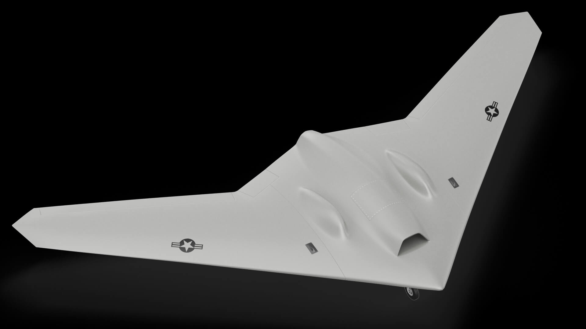 Lockheed Martin RQ-170 Sentinel UAV Drone US Version 3D Model by 3dxin