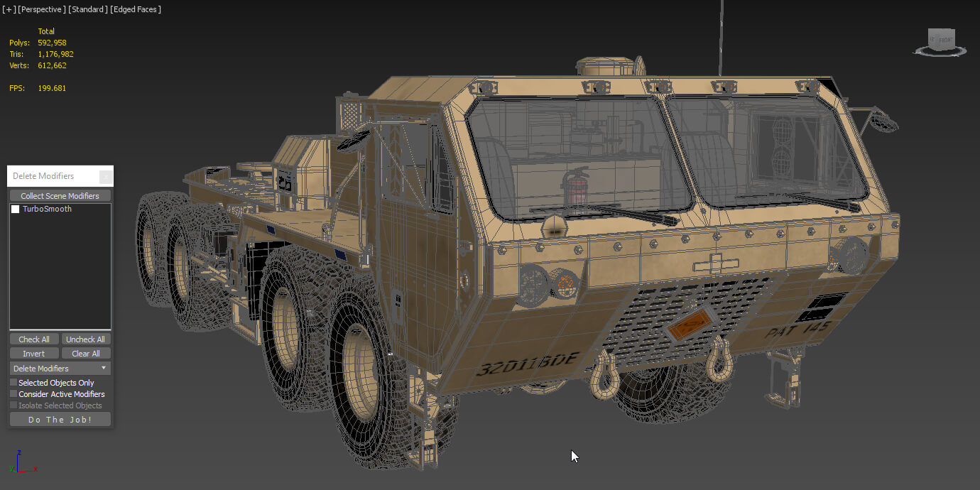 M983 Hemtt Patriot Tractor Truck - 3D Model by 3dxin