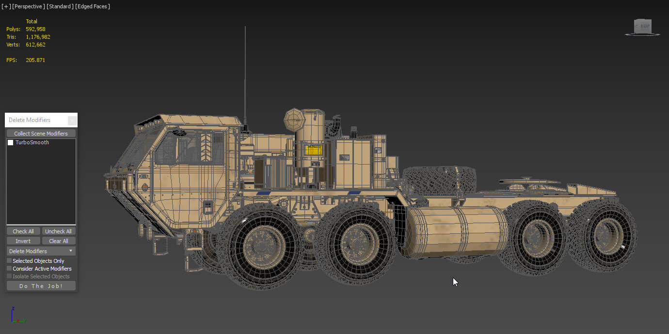 M983 Hemtt Patriot Tractor Truck - 3D Model by 3dxin