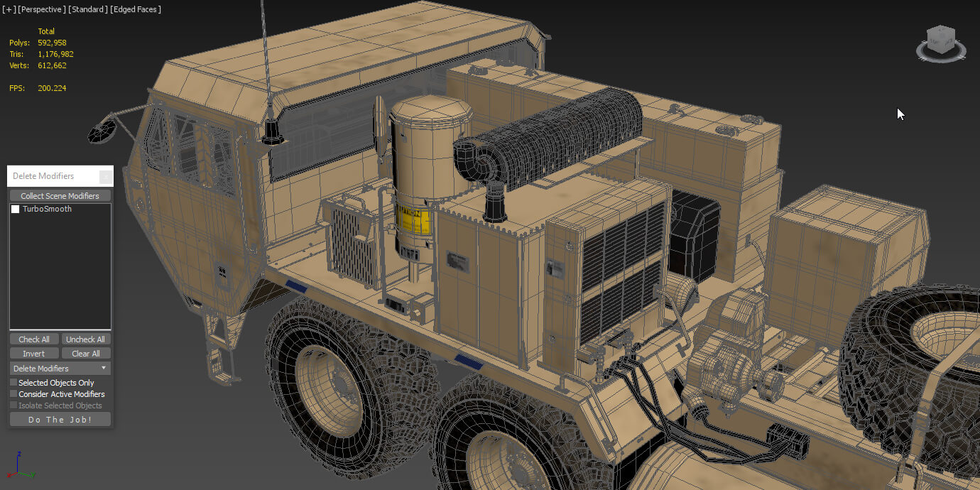 M983 Hemtt Patriot Tractor Truck - 3D Model by 3dxin