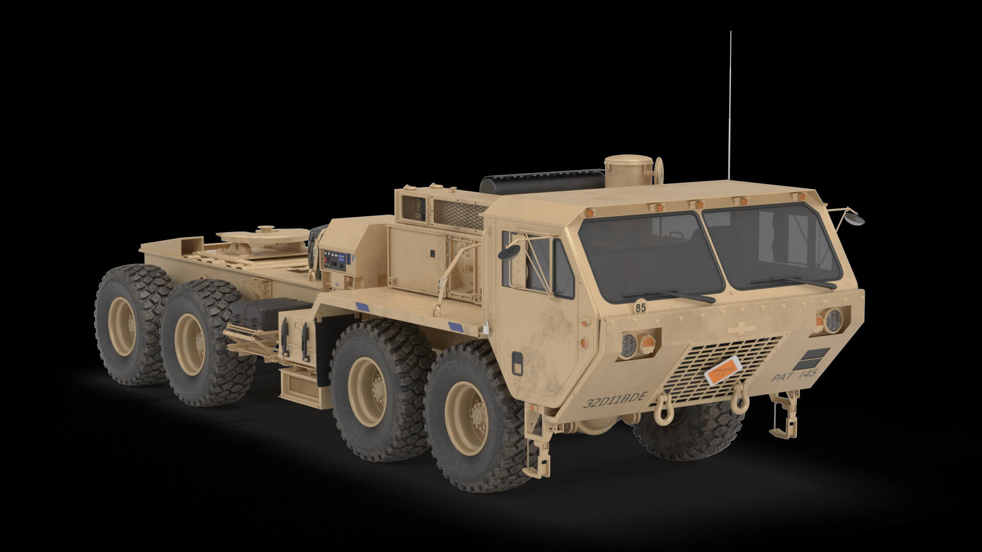 M983 Hemtt Patriot Tractor Truck - 3D Model by 3dxin