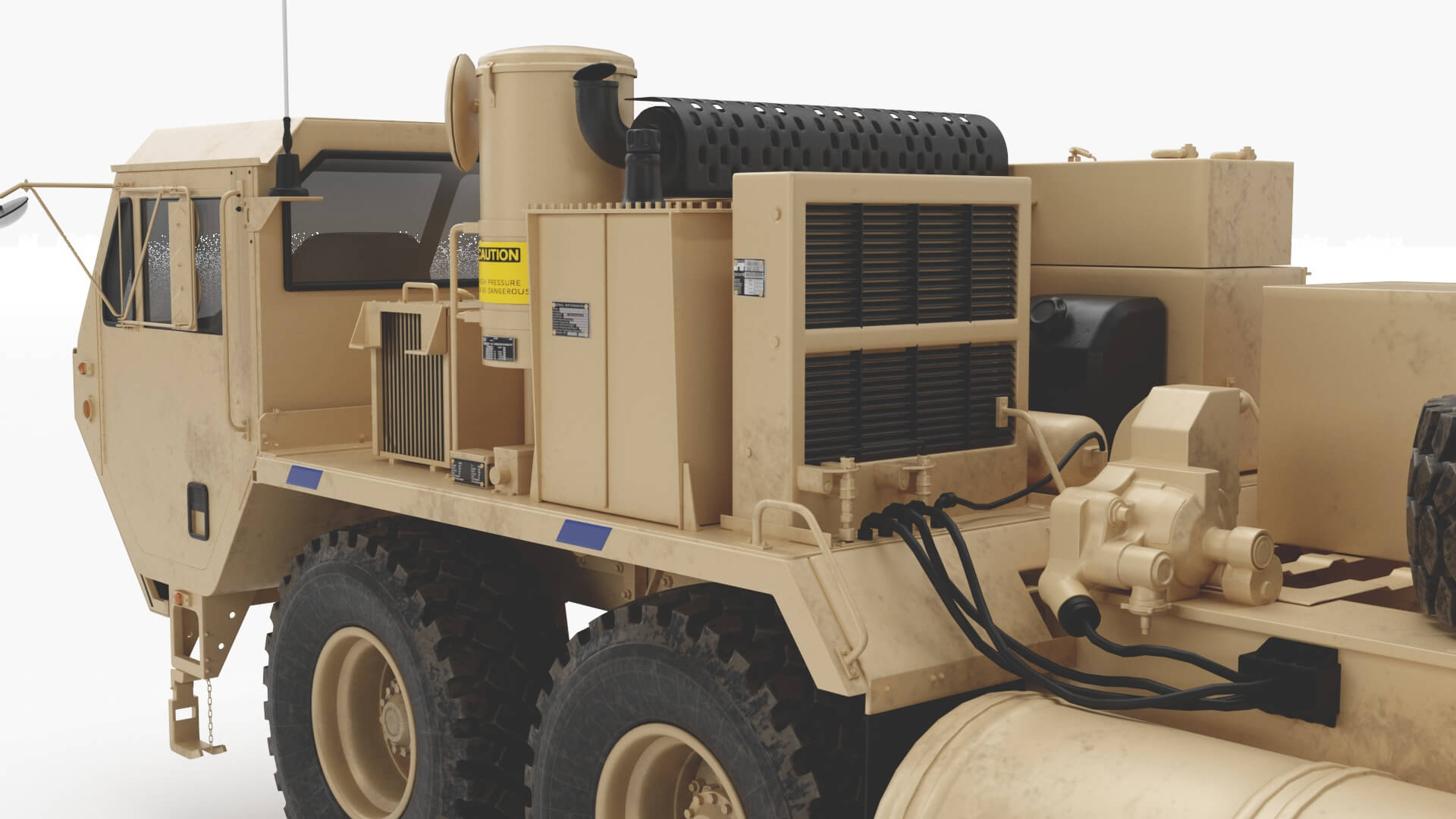 M983 Hemtt Patriot Tractor Truck - 3D Model by 3dxin