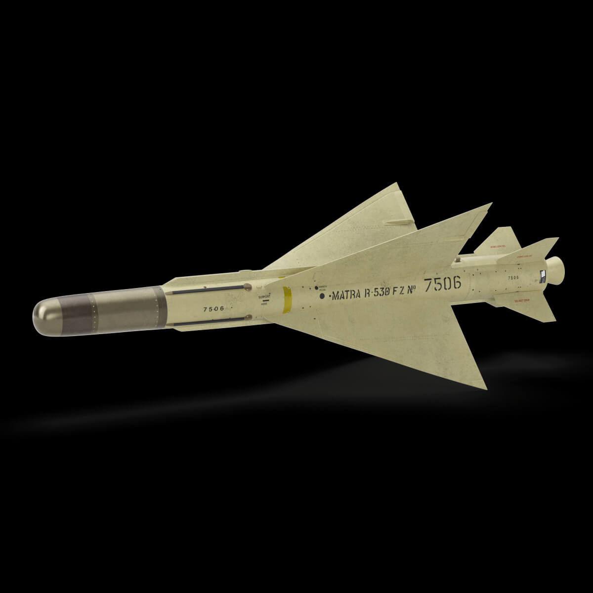 Matra 530 Missile - 3D Model by 3dxin