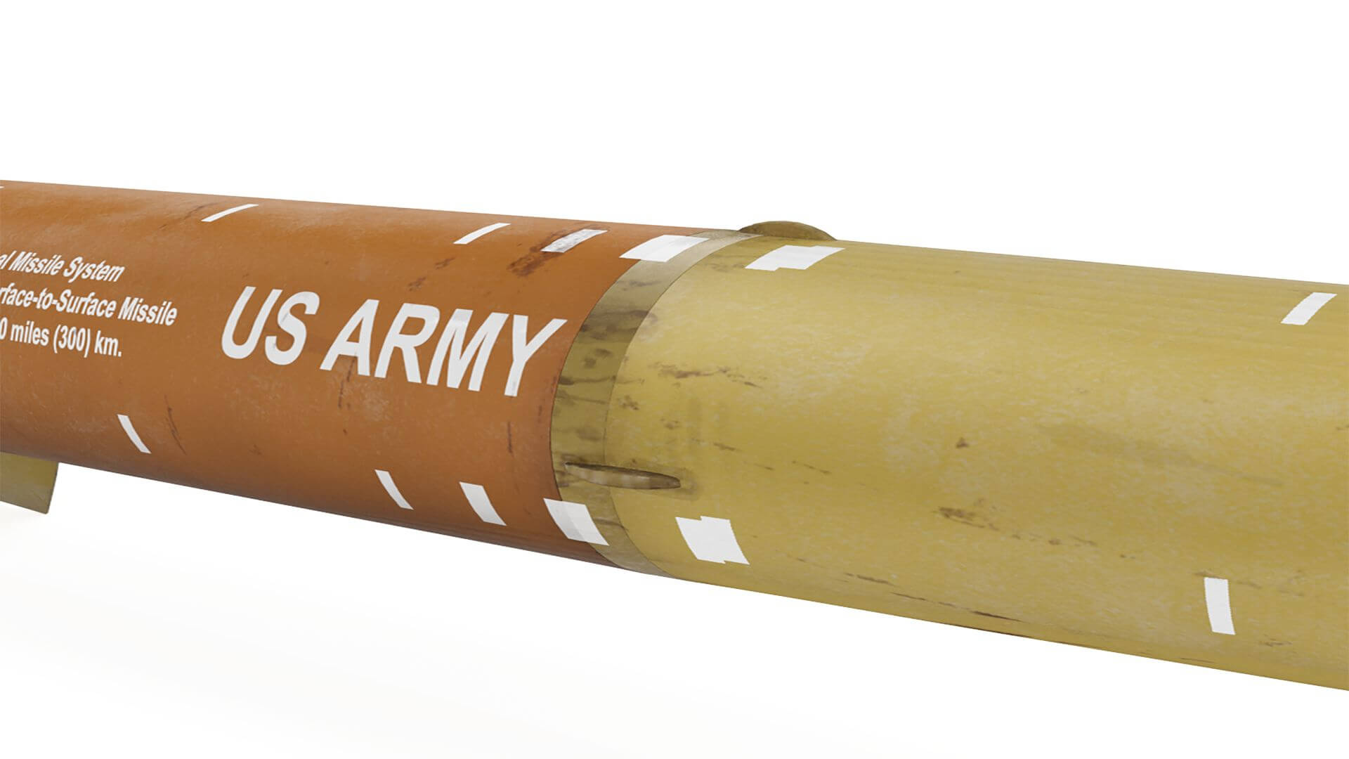 MGM-140-164-168 Army Tactical Missile System 3D Model by 3dxin