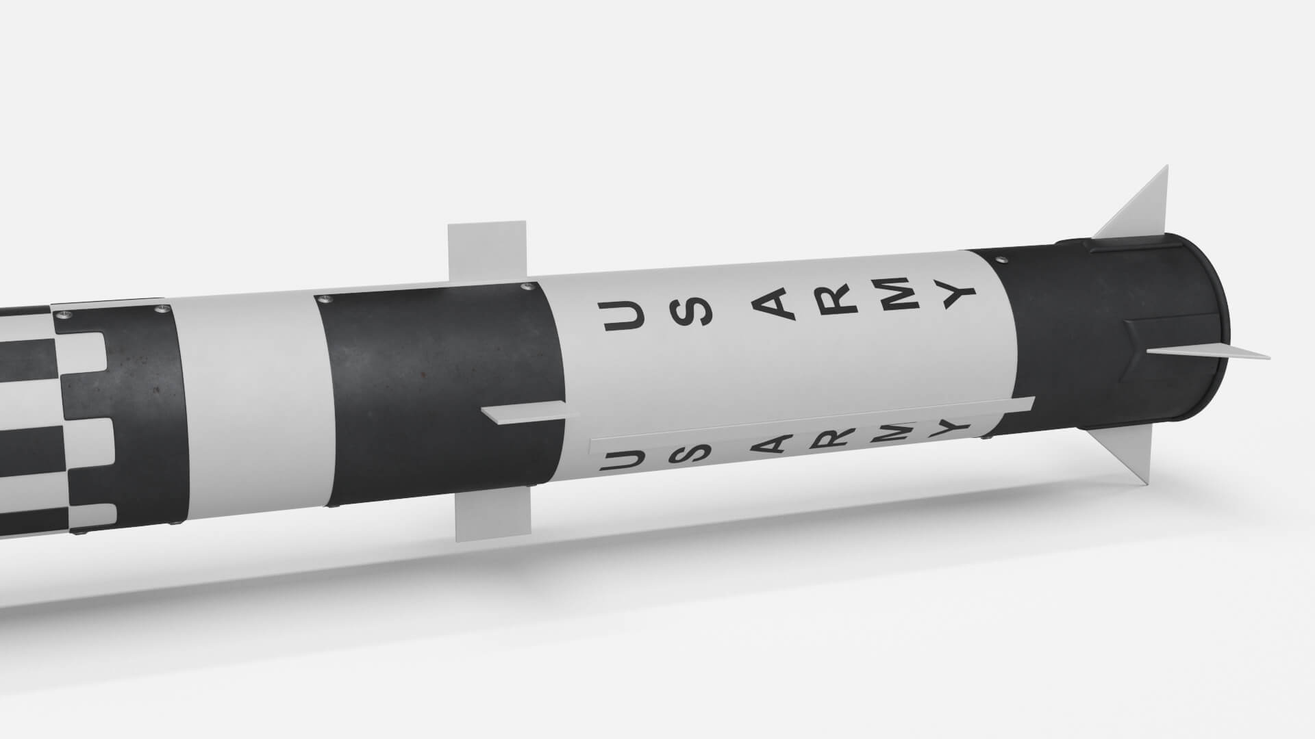 MGM-31 Pershing 1 Solid-Fueled Ballistic Missile 3D Model by 3dxin