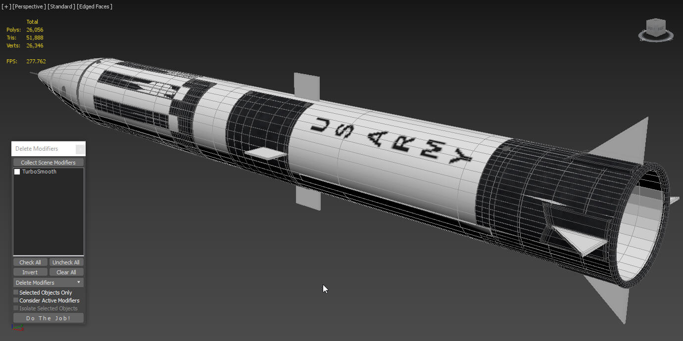MGM-31 Pershing 1 Solid-Fueled Ballistic Missile 3D Model by 3dxin