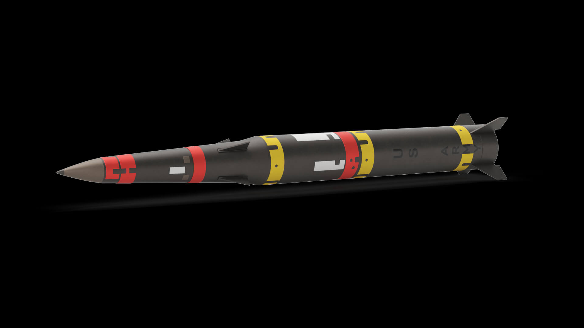 Mgm-31B Pershing 2 Solid Fueled Ballistic Missile 3D Model by 3dxin