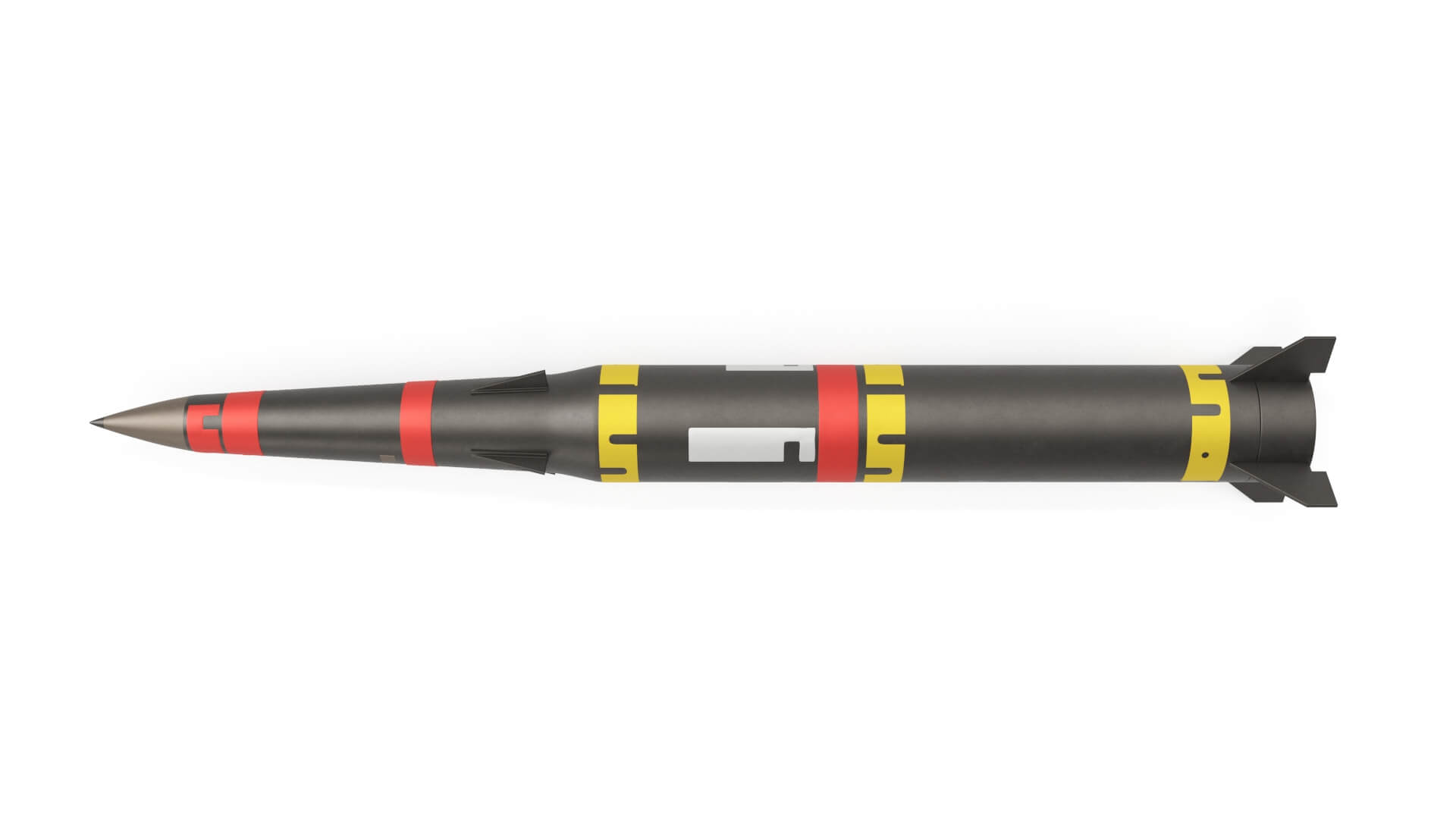 Mgm-31B Pershing 2 Solid Fueled Ballistic Missile 3D Model by 3dxin