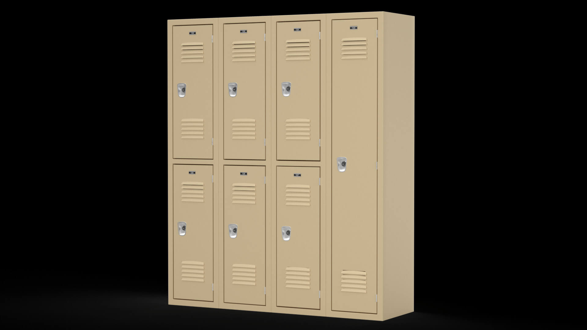 Military Locker - 3D Model by 3dxin