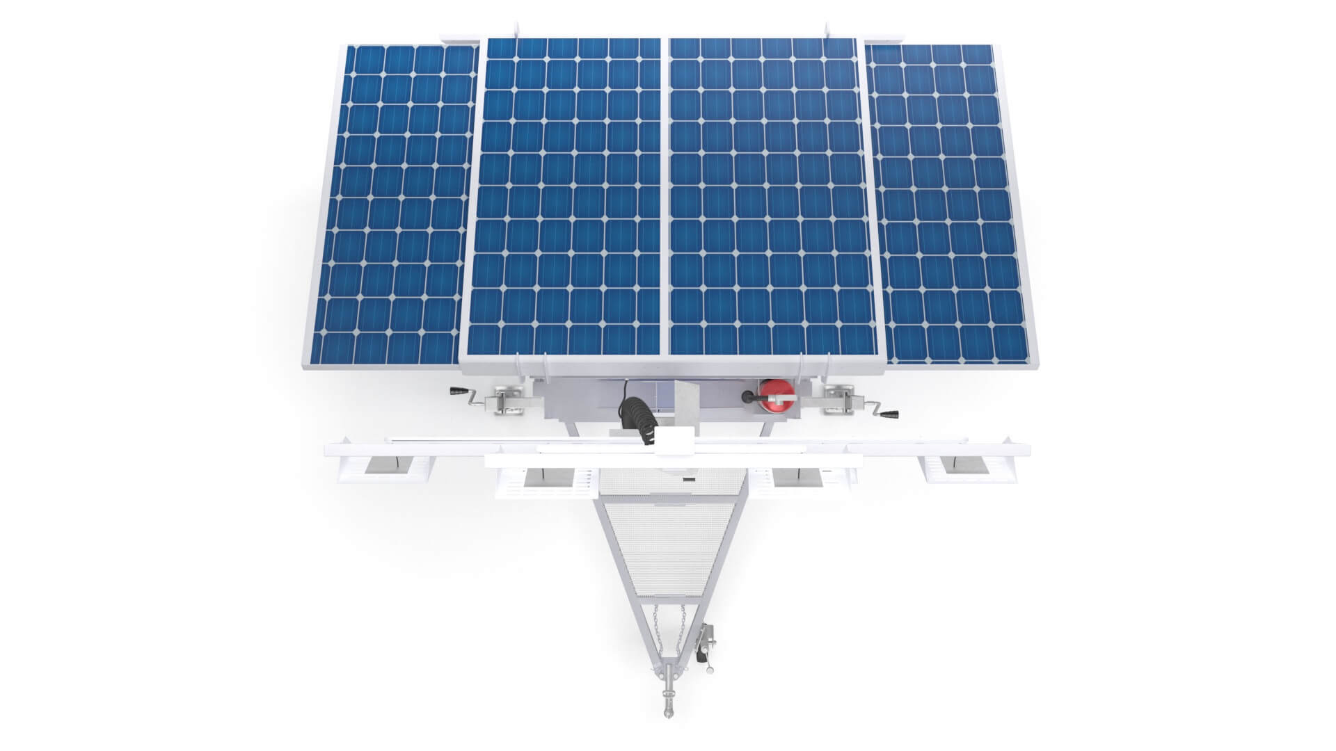 Military Solar Light Tower - 3D Model by 3dxin