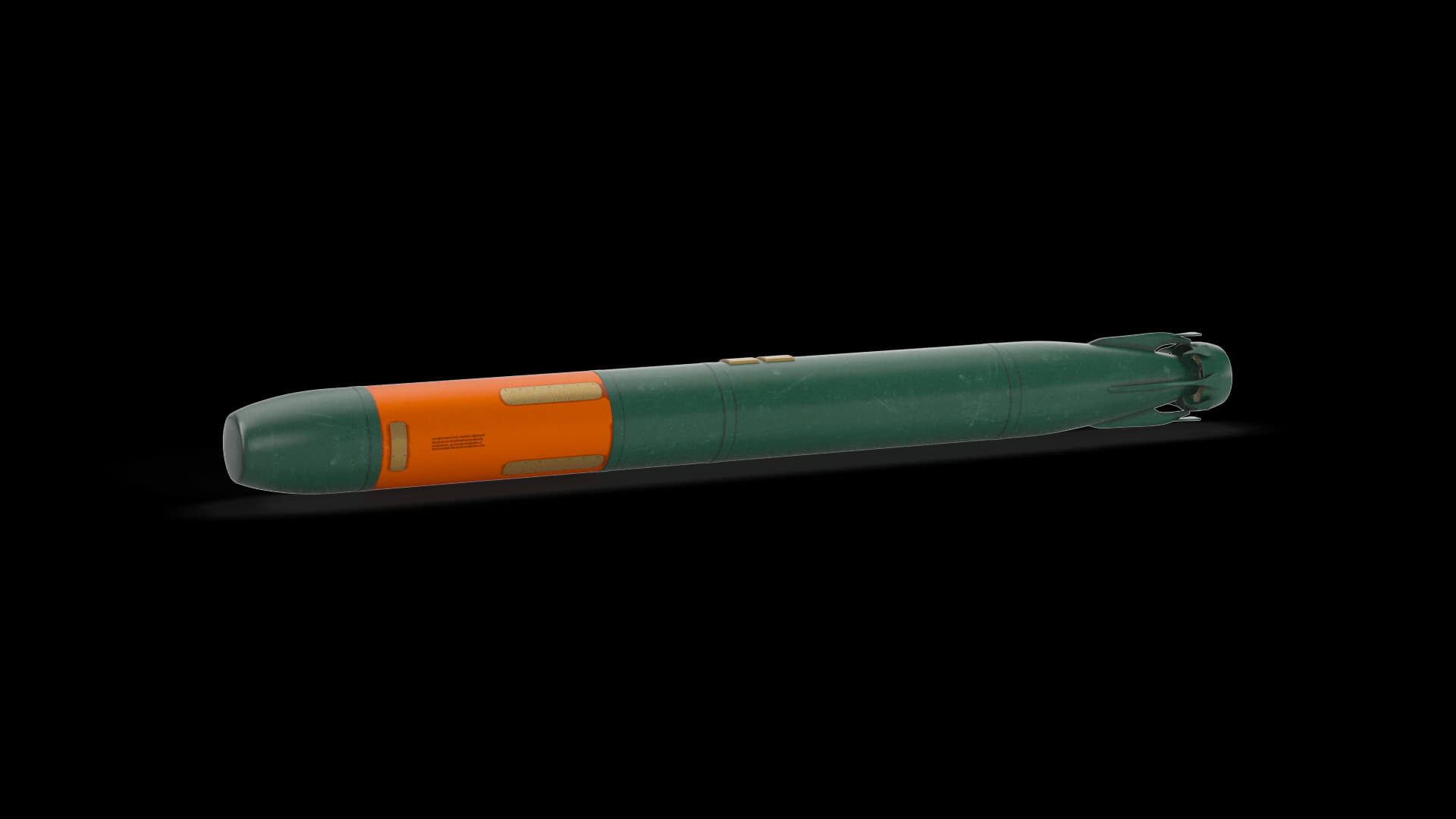 MK 48 Heavyweight ASW Torpedo - 3D Model by 3dxin