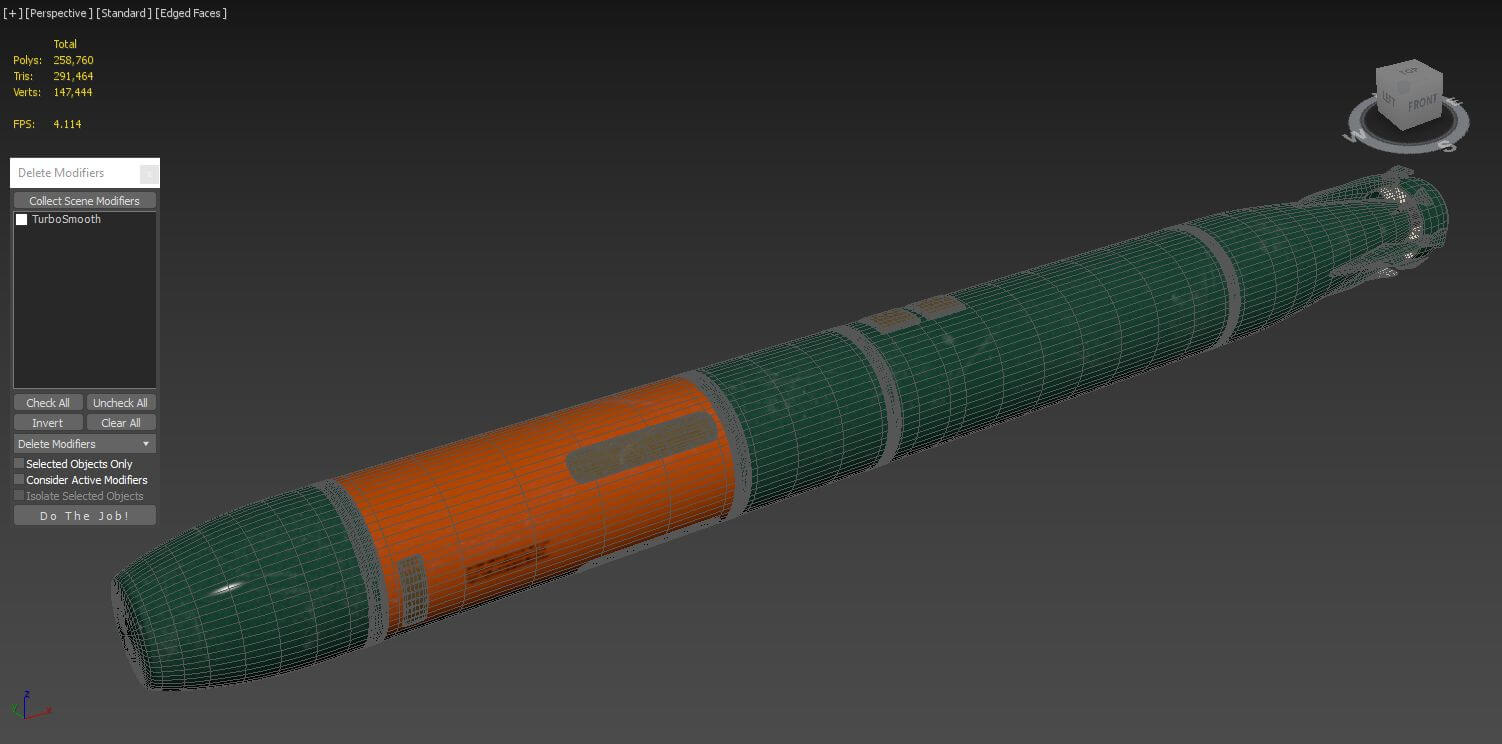 MK 48 Heavyweight ASW Torpedo - 3D Model by 3dxin