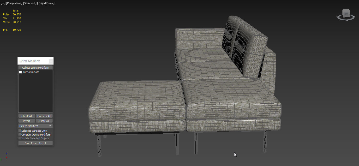 Modular Element Sofa - 3D Model by 3dxin