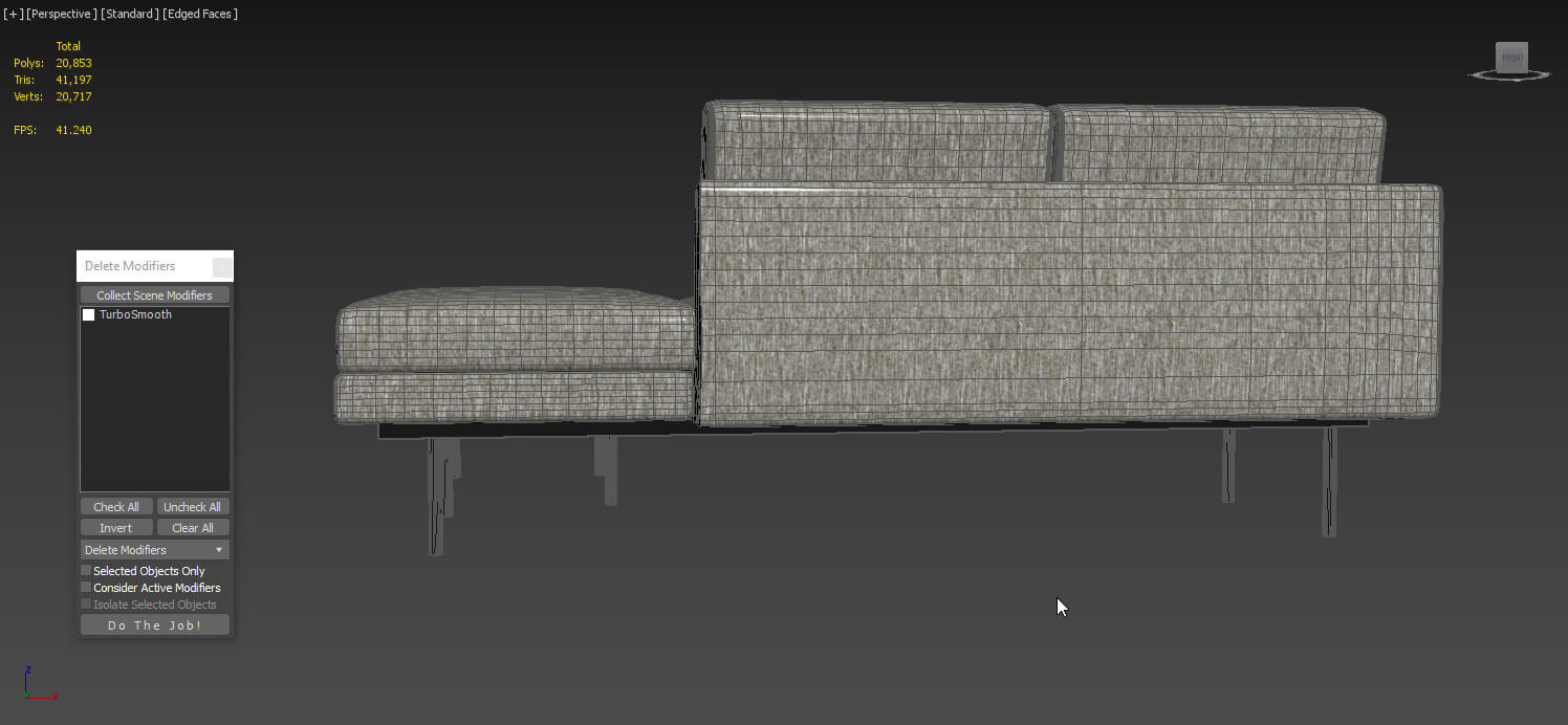 Modular Element Sofa - 3D Model by 3dxin
