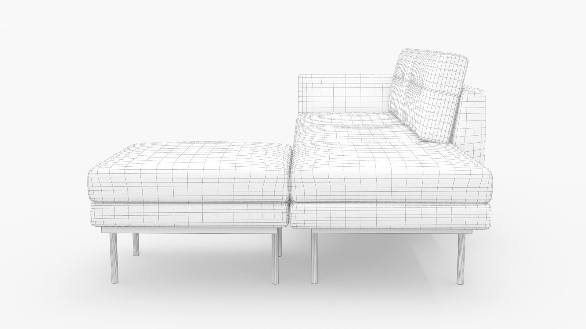 Modular Element Sofa - 3D Model by 3dxin