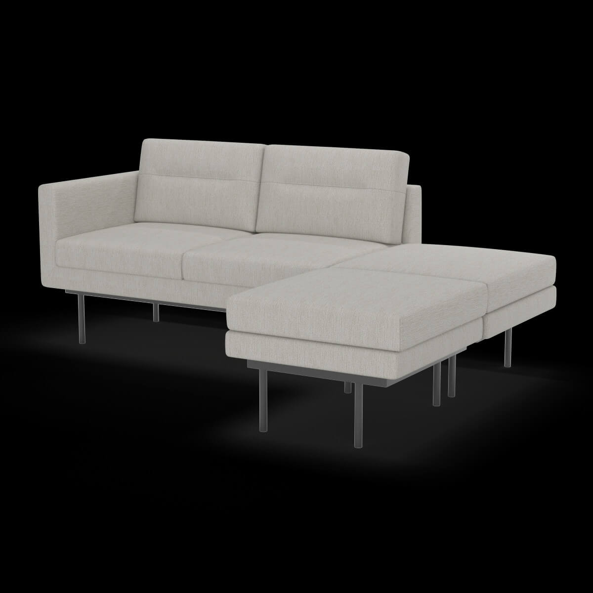 Modular Element Sofa - 3D Model by 3dxin