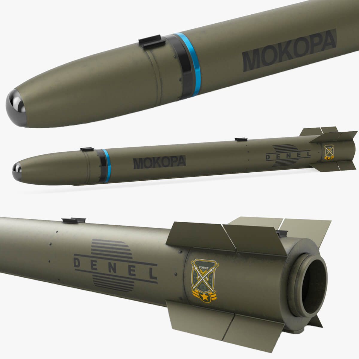 Mokopa Anti Tank Missile - 3D Model by 3dxin