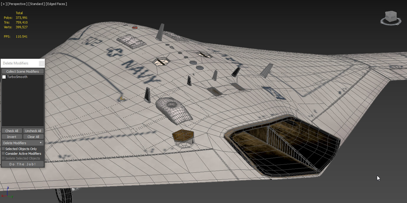 Northrop Grumman X-47B UCAV Drone 3D Model by 3dxin