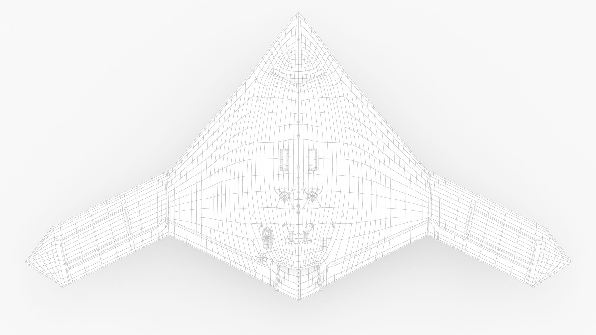 Northrop Grumman X-47B UCAV Drone 3D Model by 3dxin