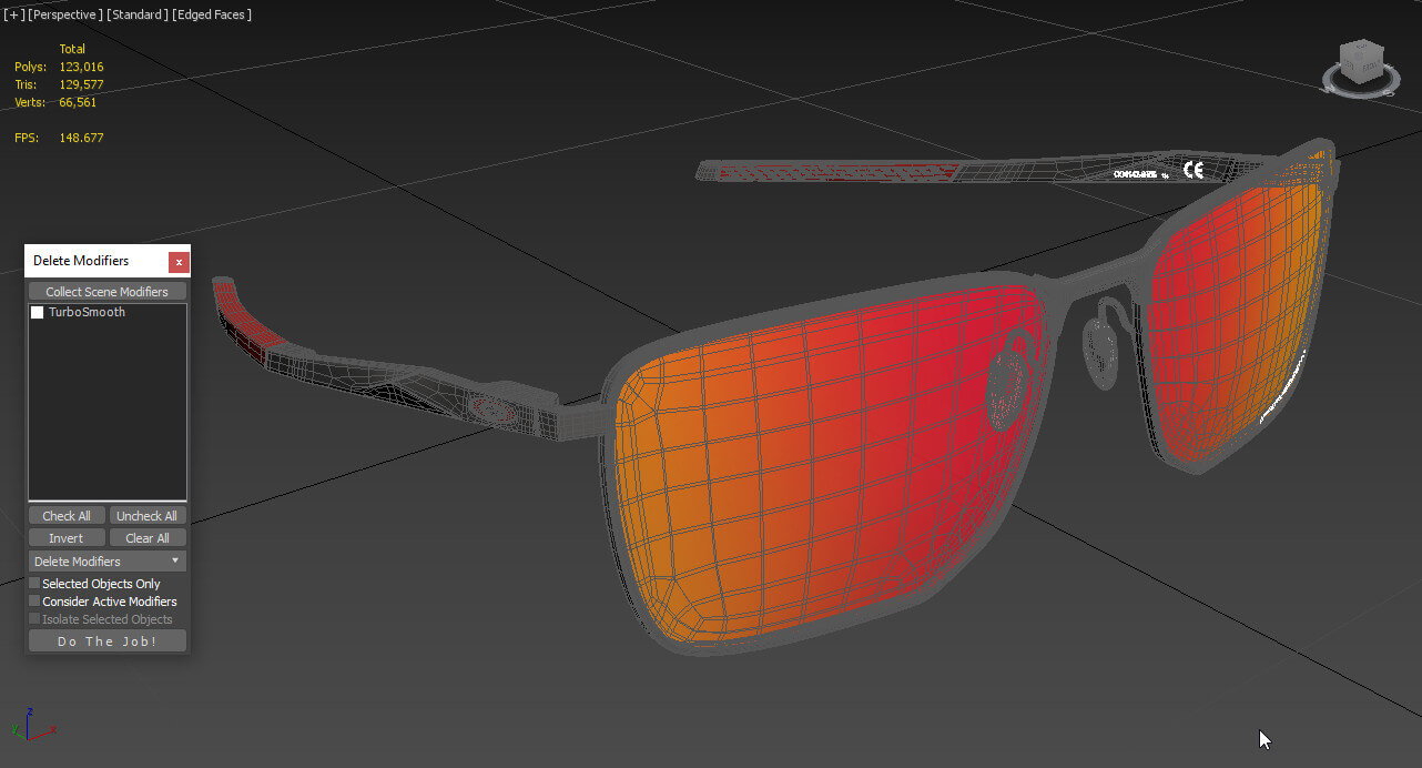 Oakley Ejector Prizm Ruby Lenses Gunmetal Frame Sunglasses - 3D Model ...