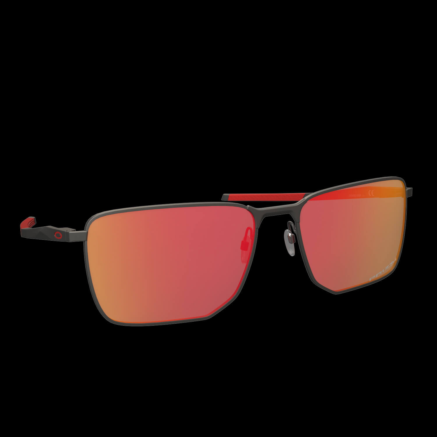 Oakley Ejector Prizm Ruby Lenses Gunmetal Frame Sunglasses - 3D Model ...