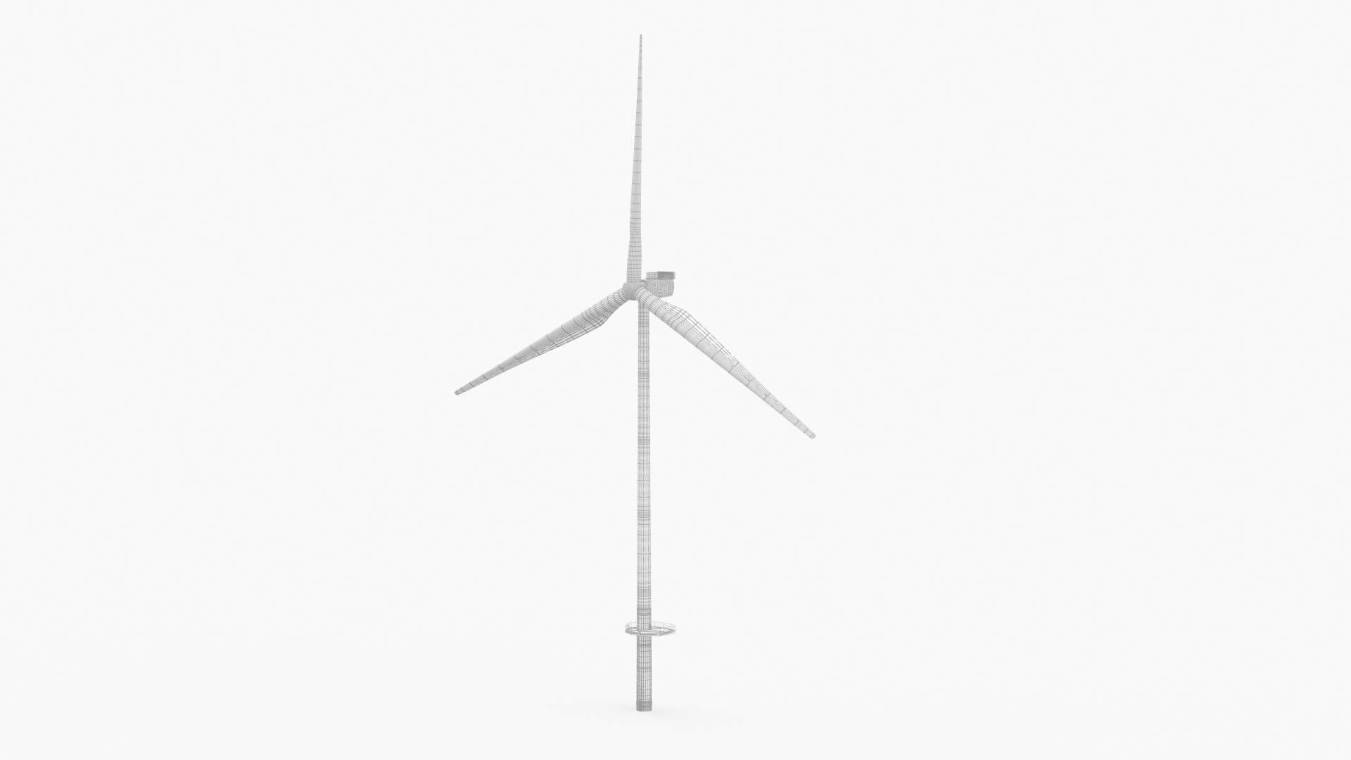 Offshore Mw Wind Turbine Windmill - 3D Model by 3dxin