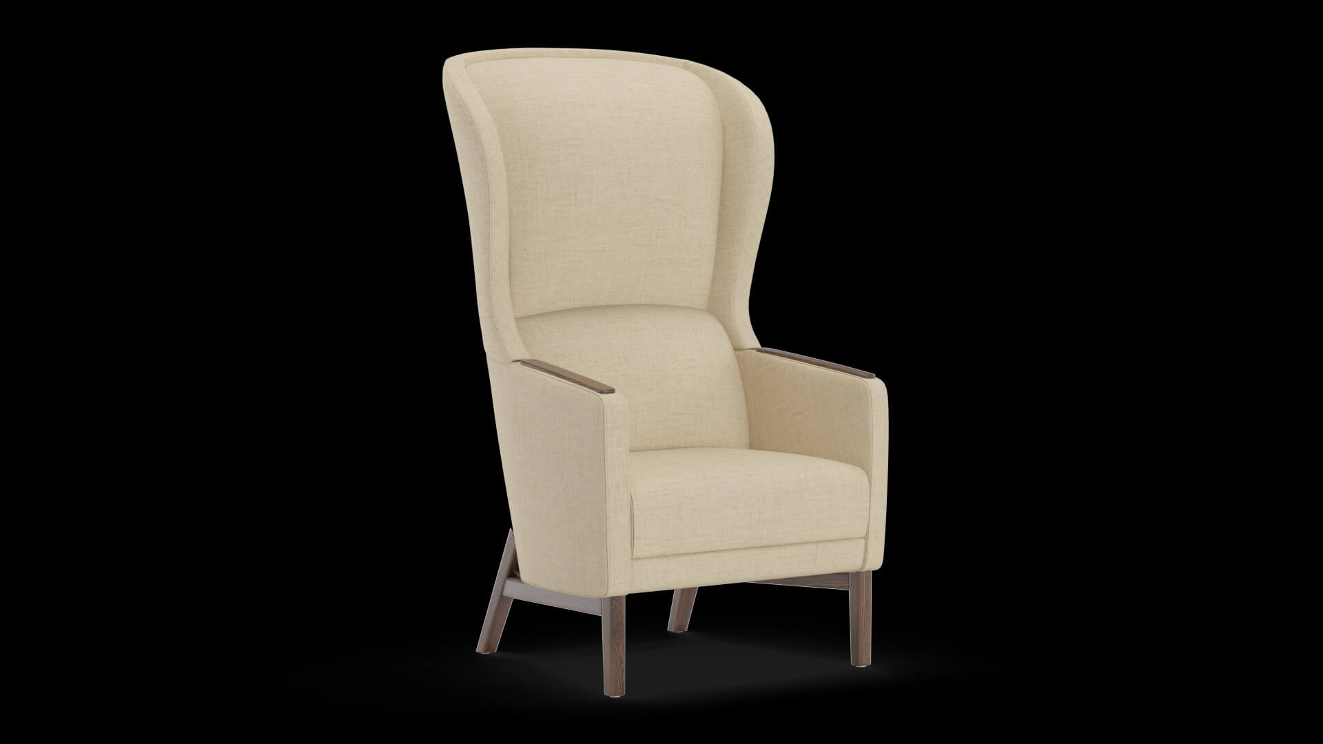 Ofs Ansel Lounge full hight back Chair - 3D Model by 3dxin