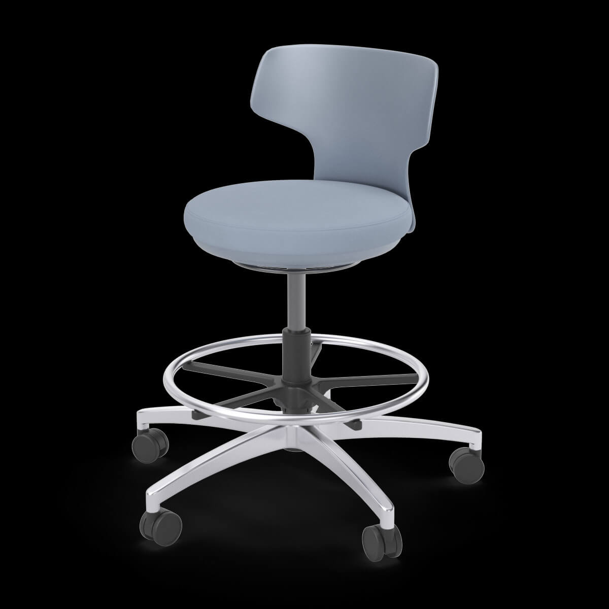 Ofs Stary Lab Physician Stool - 3D Model by 3dxin
