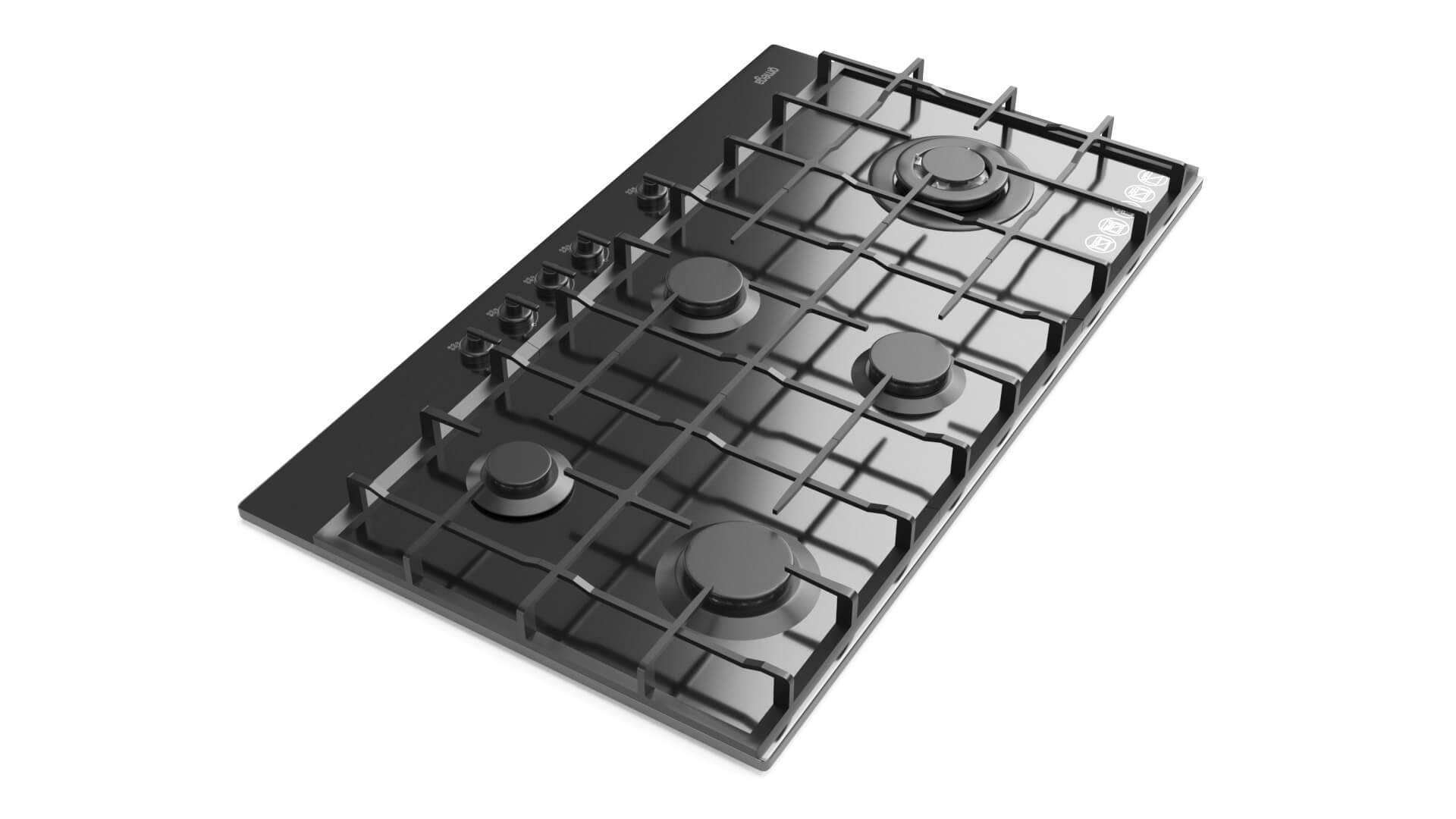 Omega 90cm 5 Burner Gas Cooktop Ocgg905Com - 3D Model by 3dxin