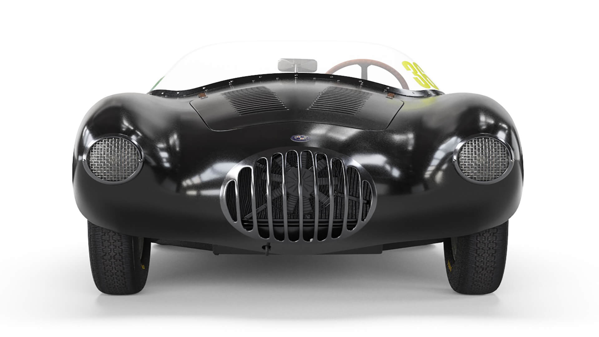 Osca Car Black - 3D Model by 3dxin