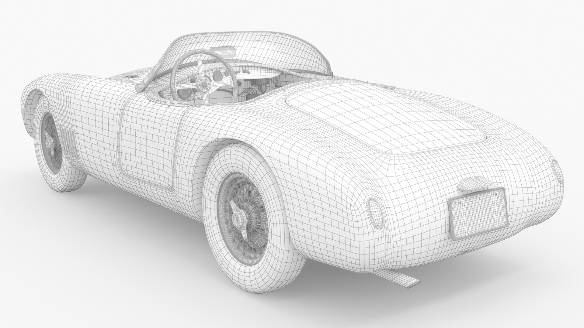 Osca Car Black - 3D Model by 3dxin