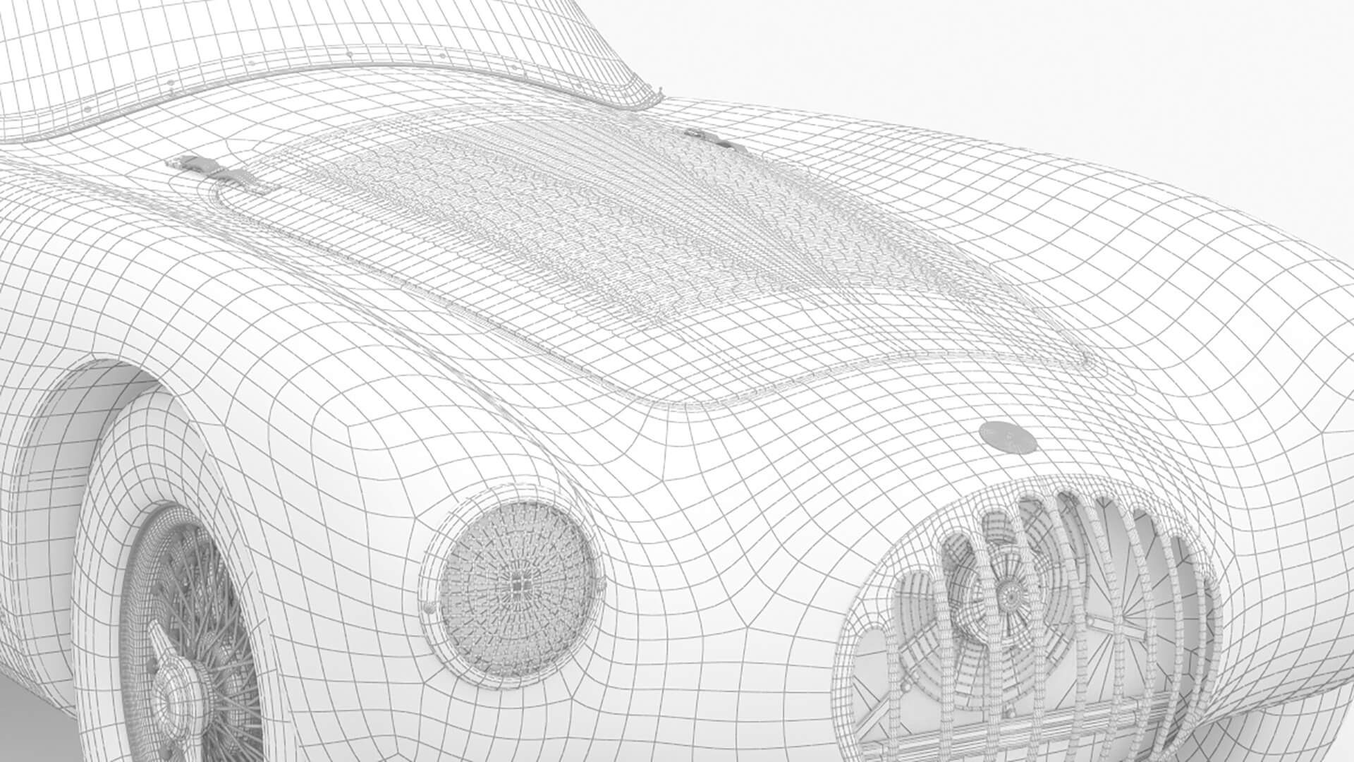 Osca Car Black - 3D Model by 3dxin