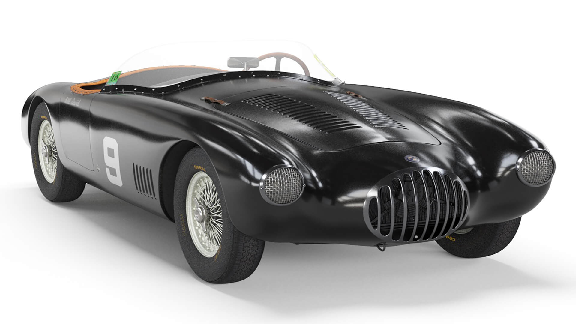 Osca Car Black - 3D Model by 3dxin