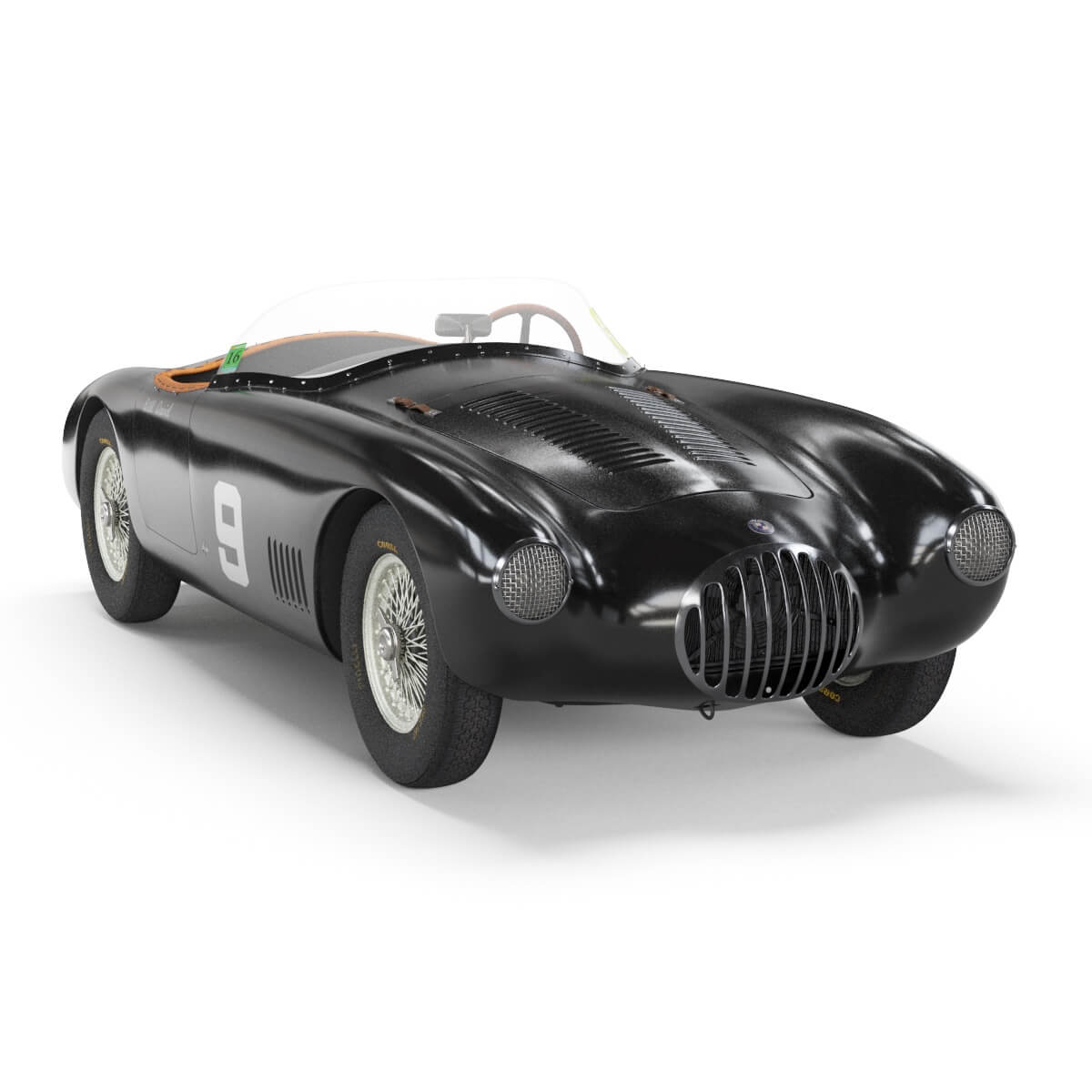 Osca Car Black - 3D Model by 3dxin