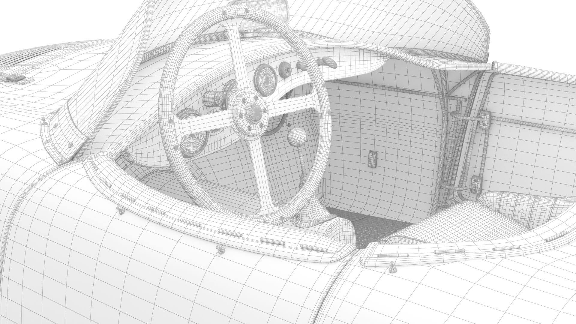 Osca Car Black - 3D Model by 3dxin