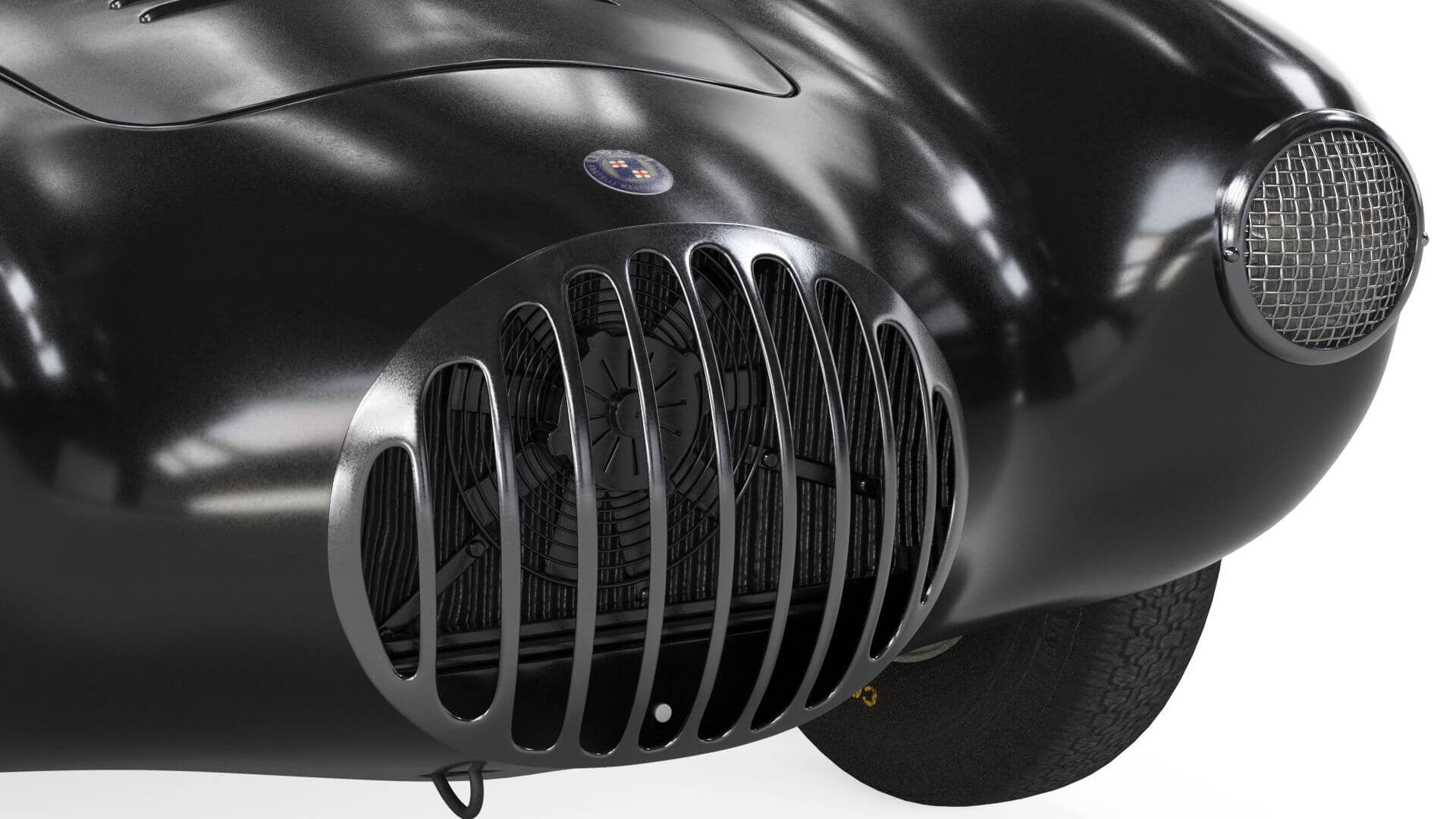 Osca Car Black - 3D Model by 3dxin