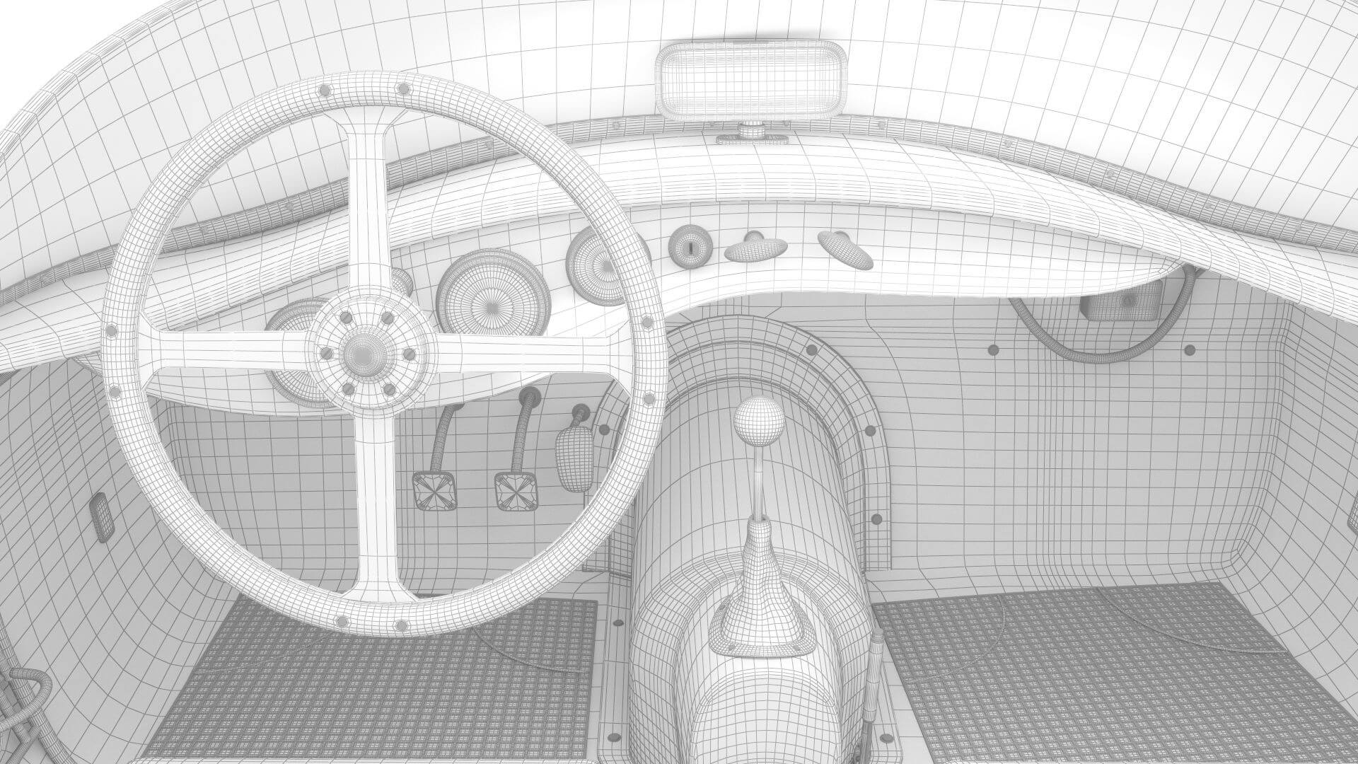 Osca Car Black - 3D Model by 3dxin