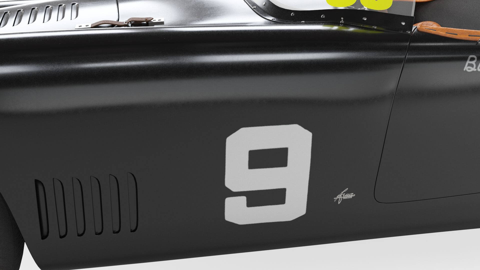 Osca Car Black - 3D Model by 3dxin