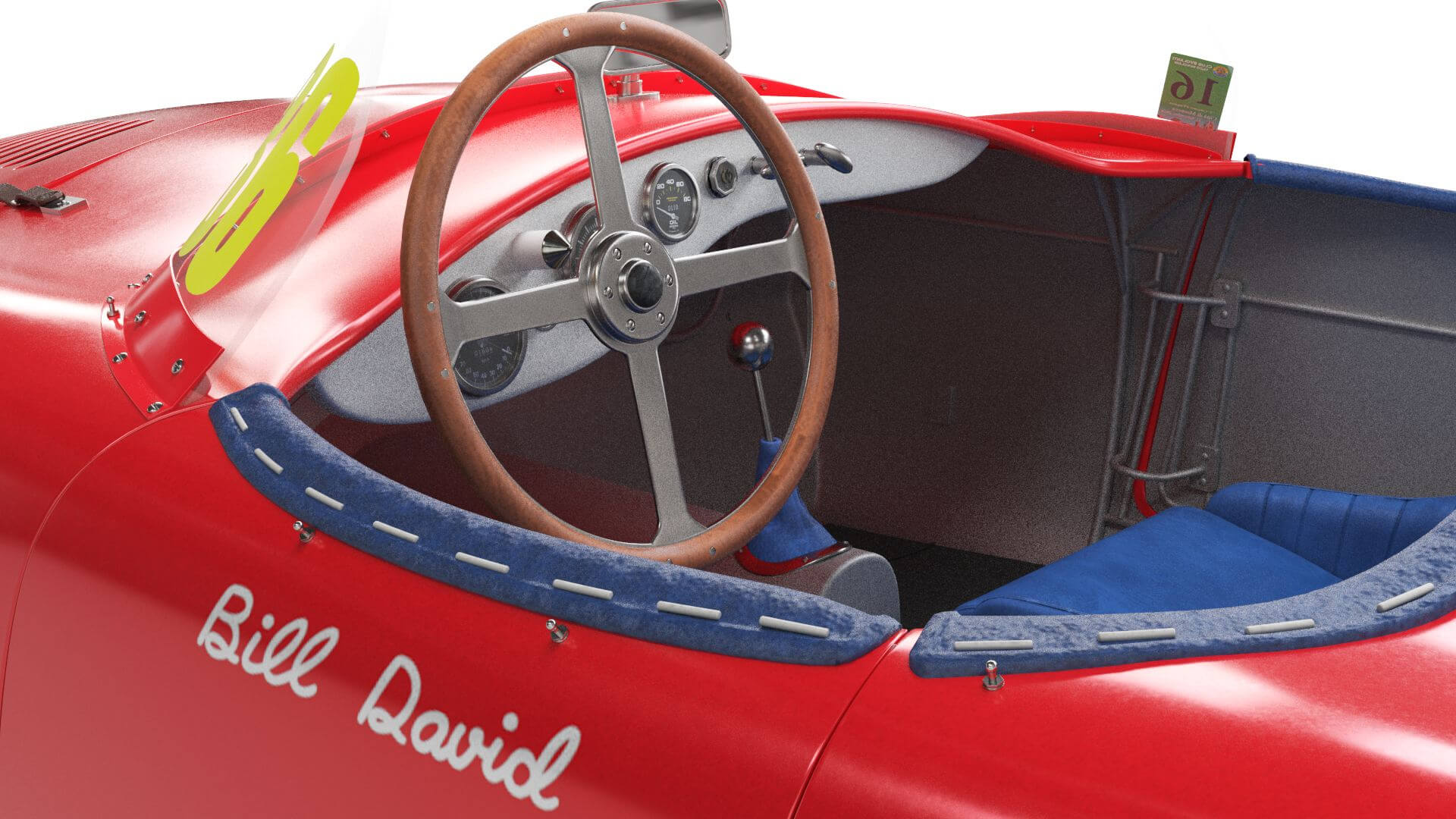 Osca Car Red - 3D Model by 3dxin